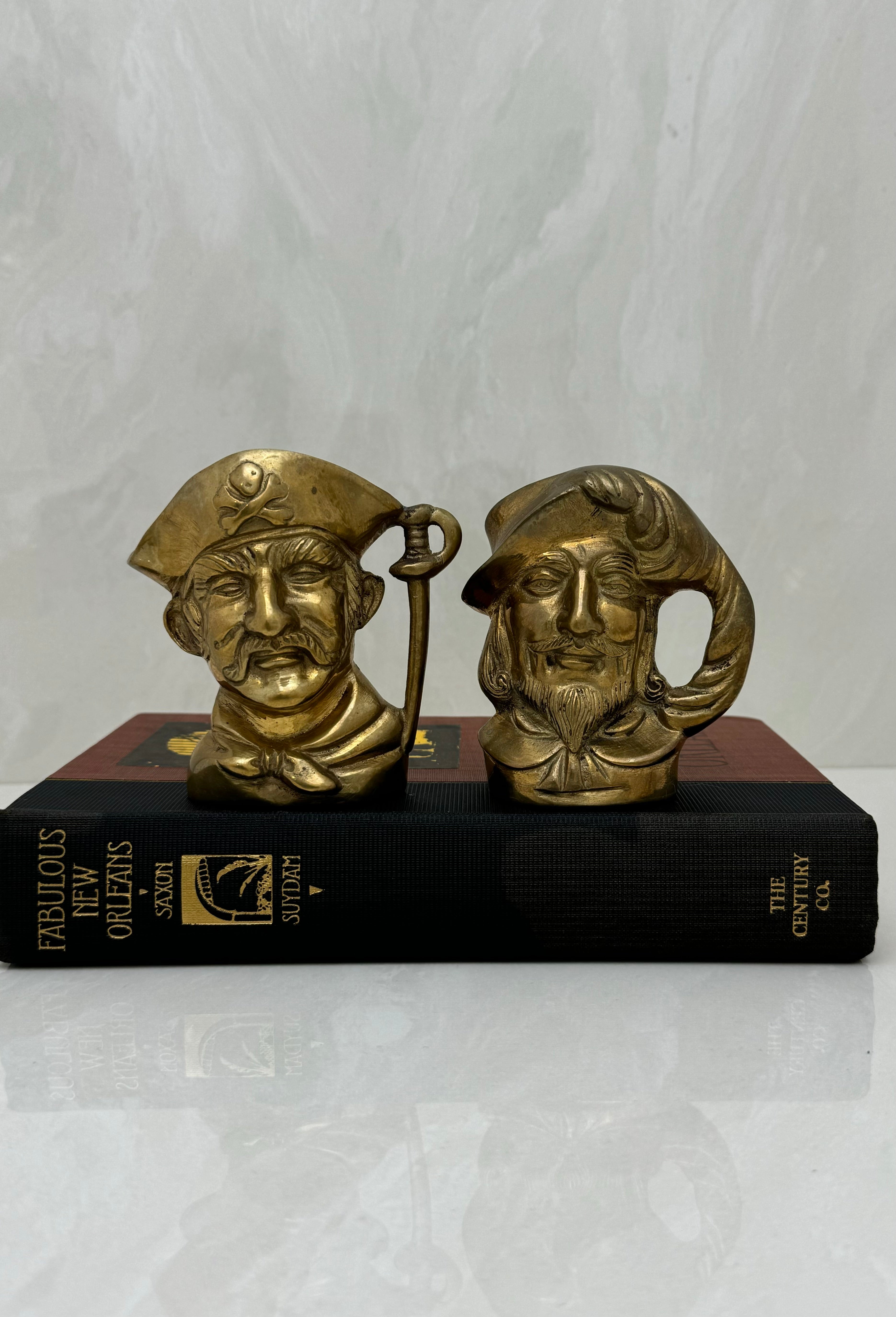 Small Vintage Brass Pirate Cups - A Pair – The Golden Olden